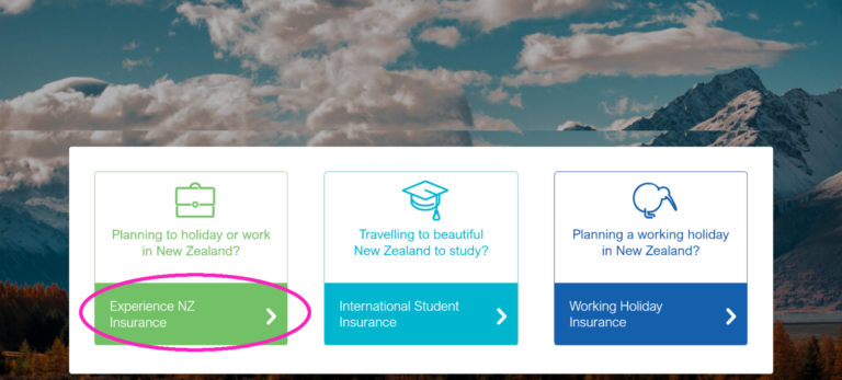 Orbit保険、公式サイトからの一般プラン加入方法 | 2025年度版ニュージーランドのワーホリ、観光向けの申し込み方